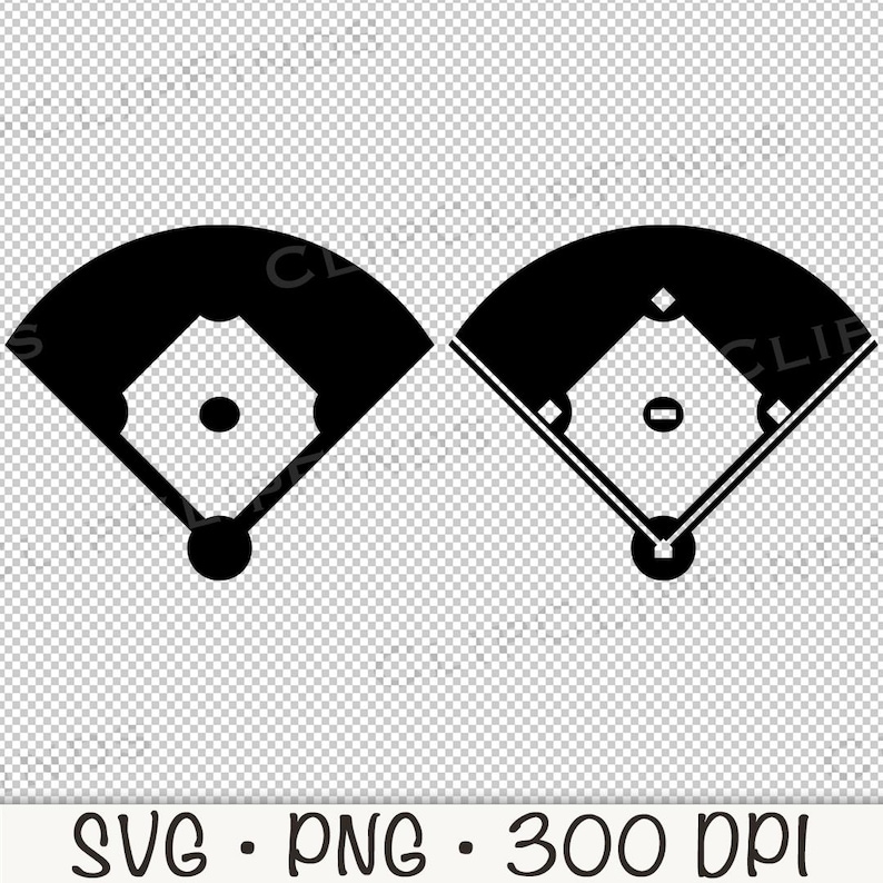 Baseball Field SVG, Baseball Diamond Field, Baseball Field PNG ...