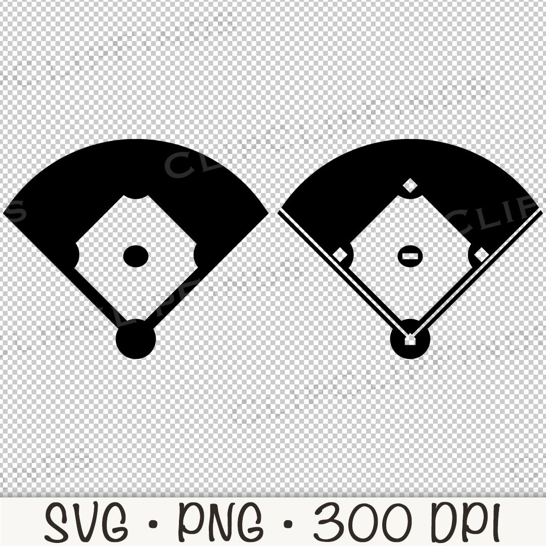 Baseball Field SVG, Baseball Diamond Field, Baseball Field PNG ...