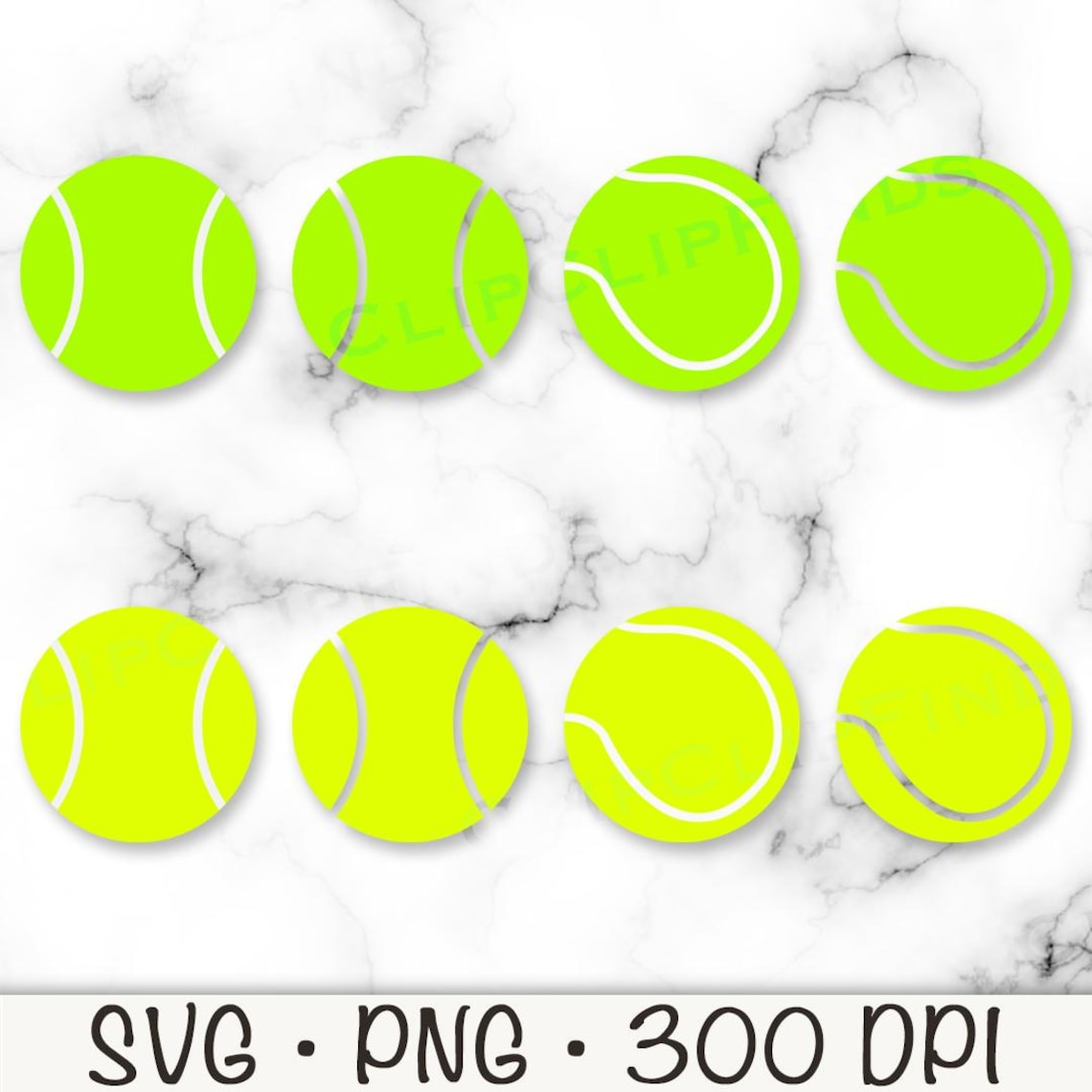 Tennis Ball SVG, Vector Cut File, PNG Transparent Background ...