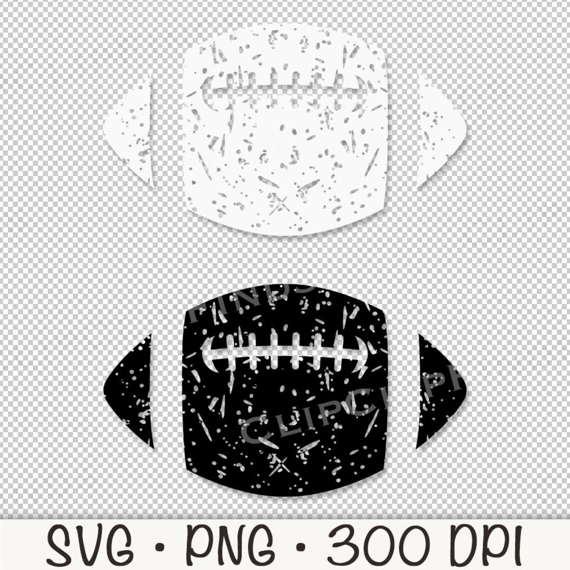 Distressed Football SVG, Distressed Football PNG, Rustic Football ...