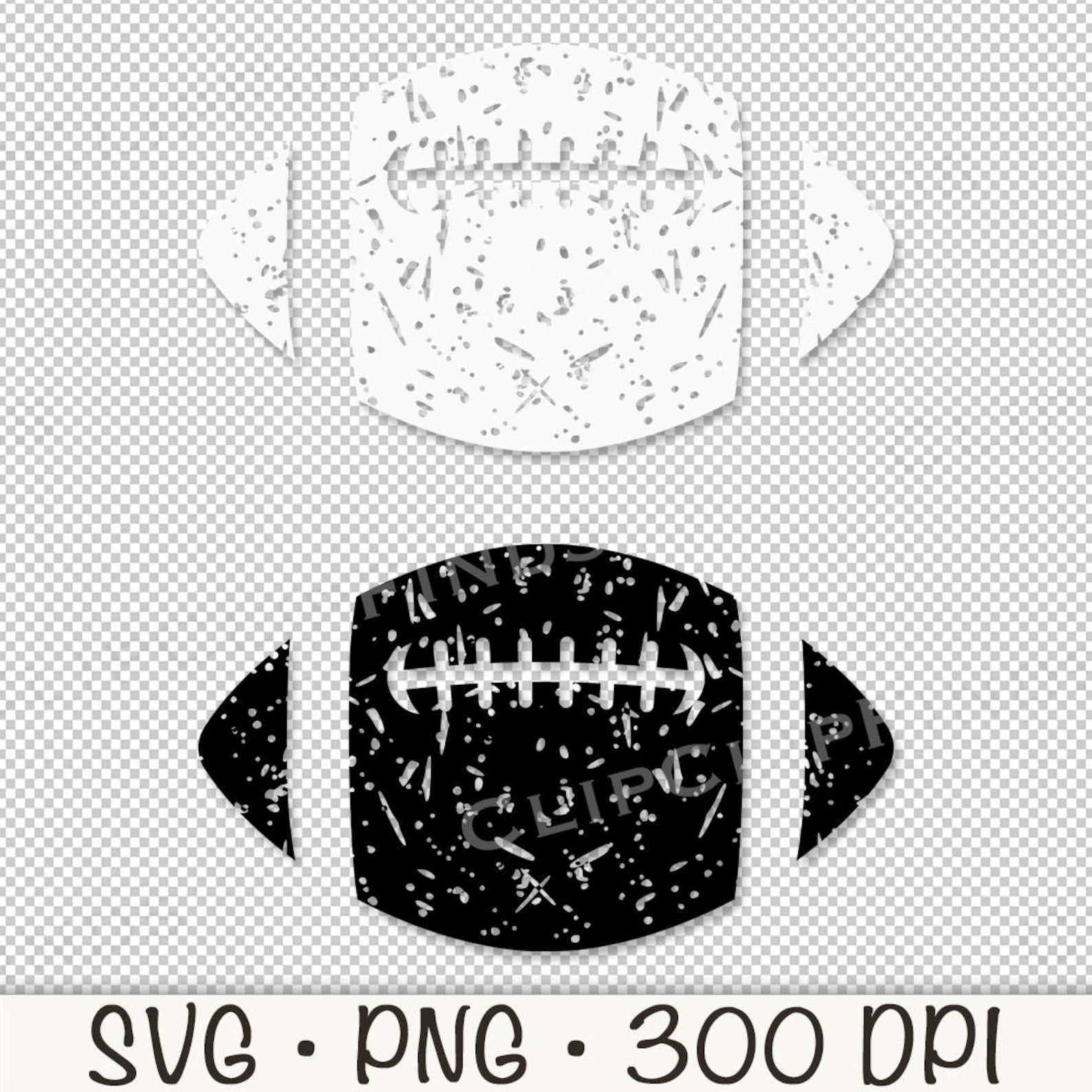 Distressed Football SVG, Distressed Football PNG, Rustic Football ...