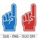 Foam Finger SVG, Foam Finger PNG, Football Clipart, Number One Fan ...