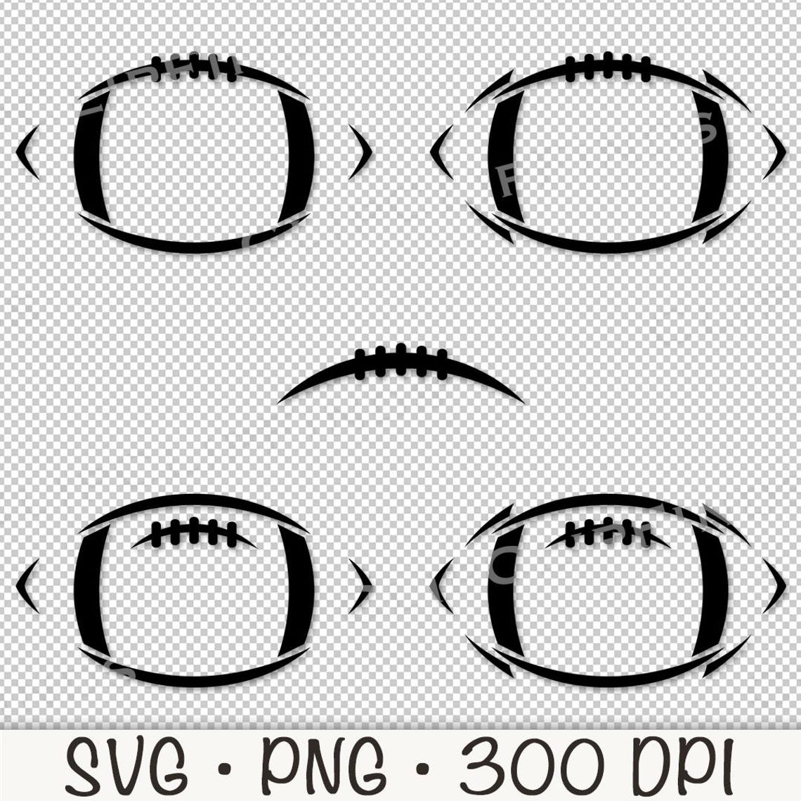 Football Outline SVG, Football Outline PNG, Football Skeleton SVG ...