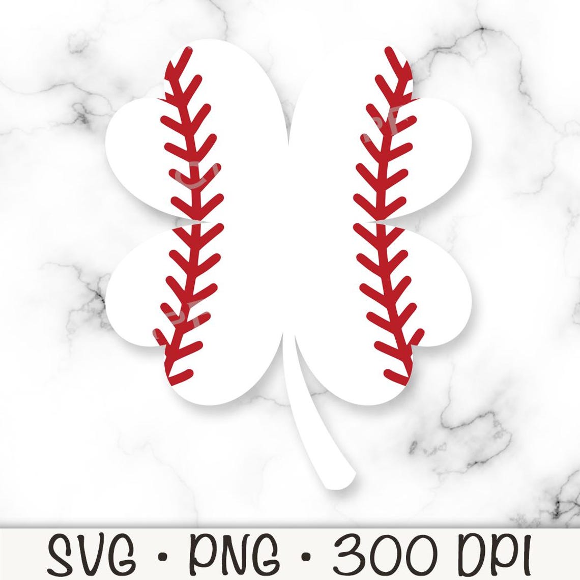 Baseball Clover PNG, Saint Patrick's Day Baseball SVG, Shamrock ...