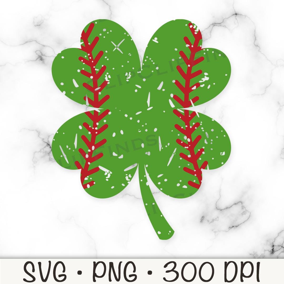 Baseball Clover PNG, Saint Patrick's Day Baseball SVG, Retro ...