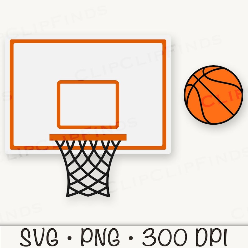Basketball Hoop SVG, Basketball Hoop PNG, Basketball Clipart ...