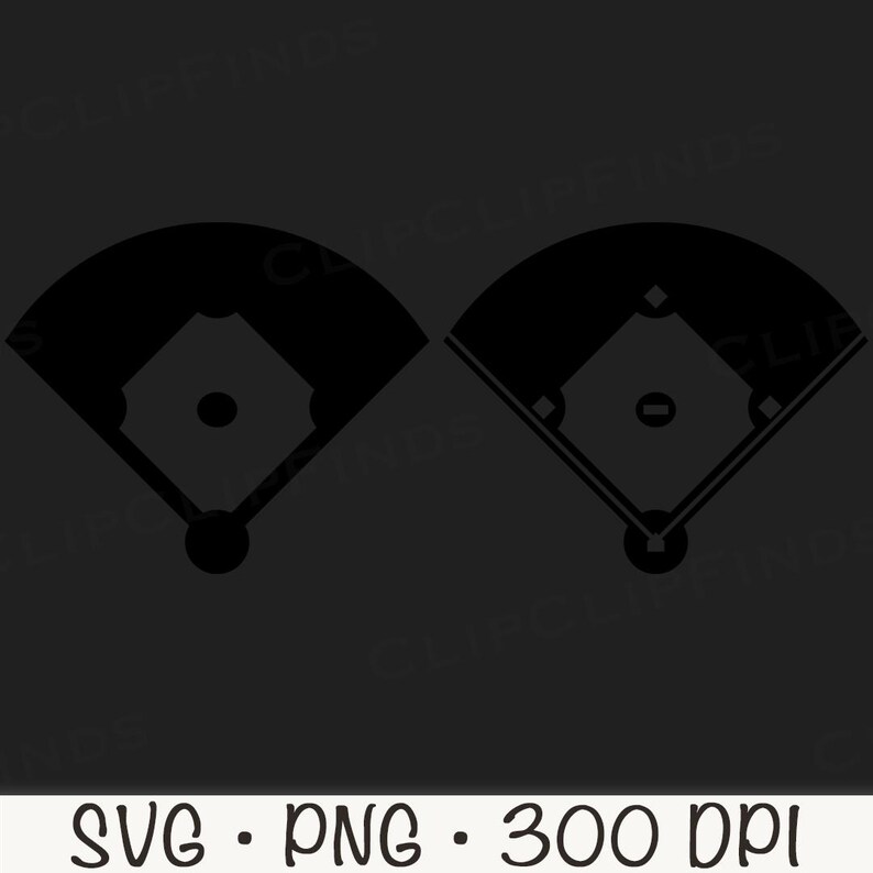 Baseball Field SVG, Baseball Diamond Field, Baseball Field PNG ...