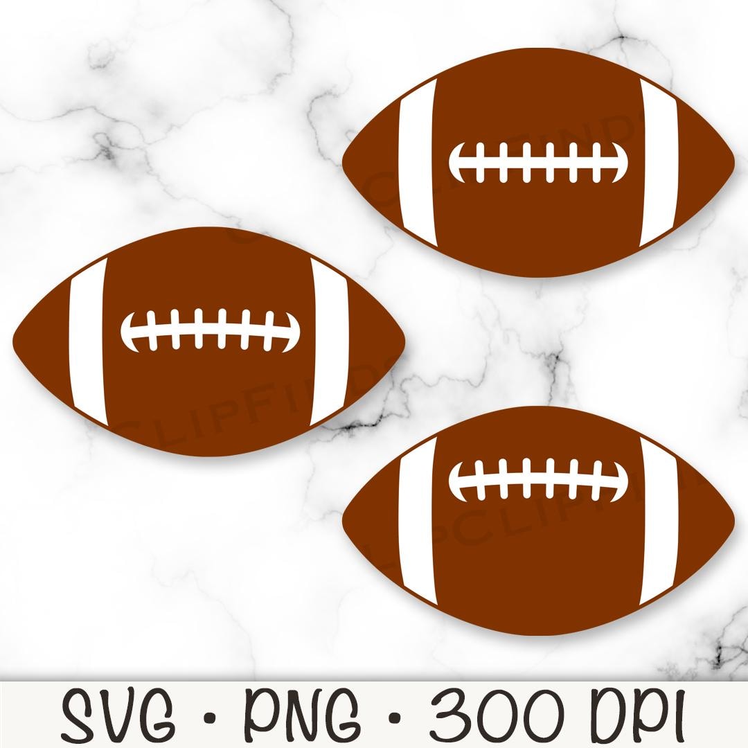 Football SVG, Football PNG, Layered, Vector, Football Clip Art, Instant ...