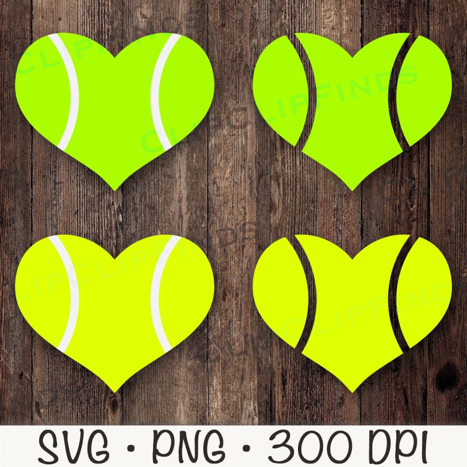 Tennis Ball Heart, Tennis Ball, SVG Vector Cut File, PNG Transparent ...