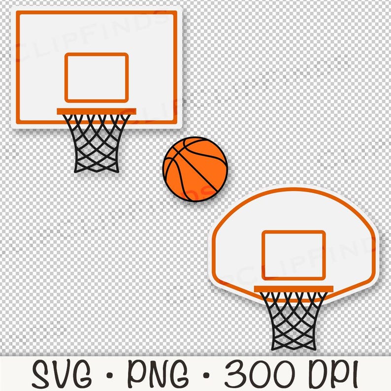 Basketball Hoop SVG, Basketball Hoop PNG, Basketball Clipart ...