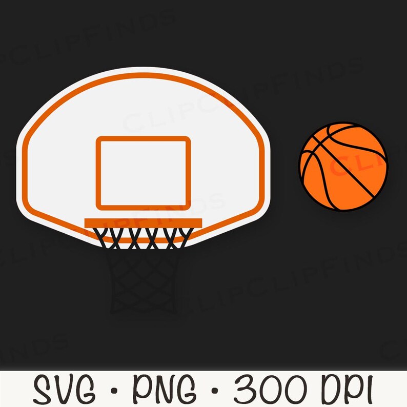 Basketball Hoop SVG, Basketball Hoop PNG, Basketball Clipart ...