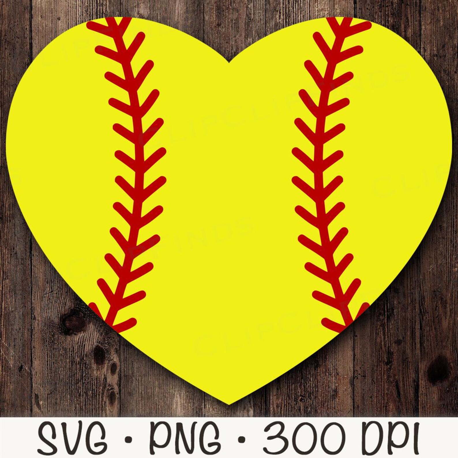 Softball Heart SVG, Softball Heart PNG, Softball Love, Softball Mom ...