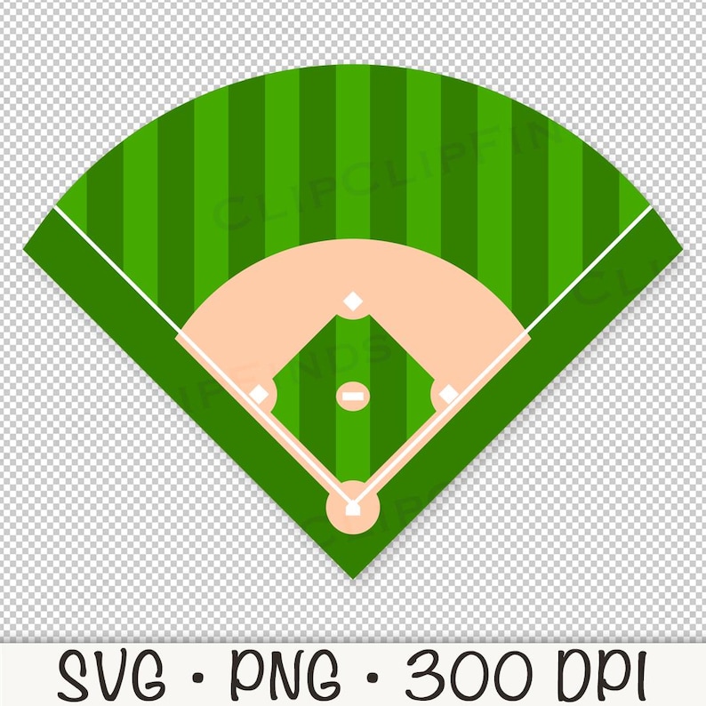 Baseball Field SVG, Baseball Diamond Field PNG, Baseball Field PNG ...