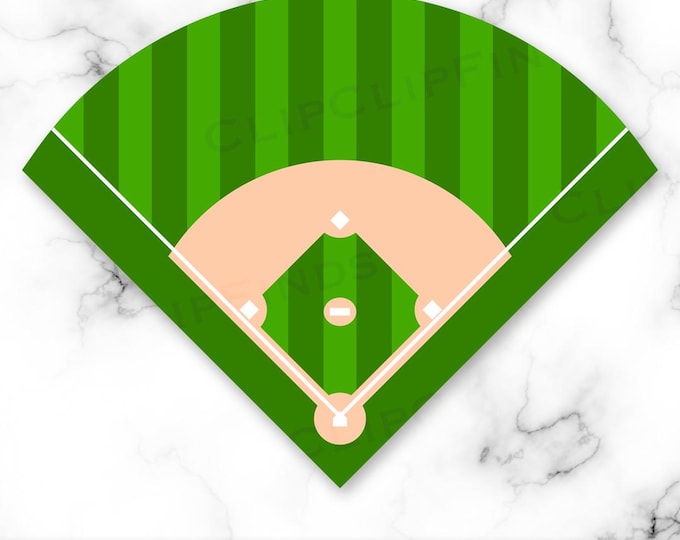 Baseball Field SVG, Baseball Diamond Field PNG, Baseball Field PNG ...