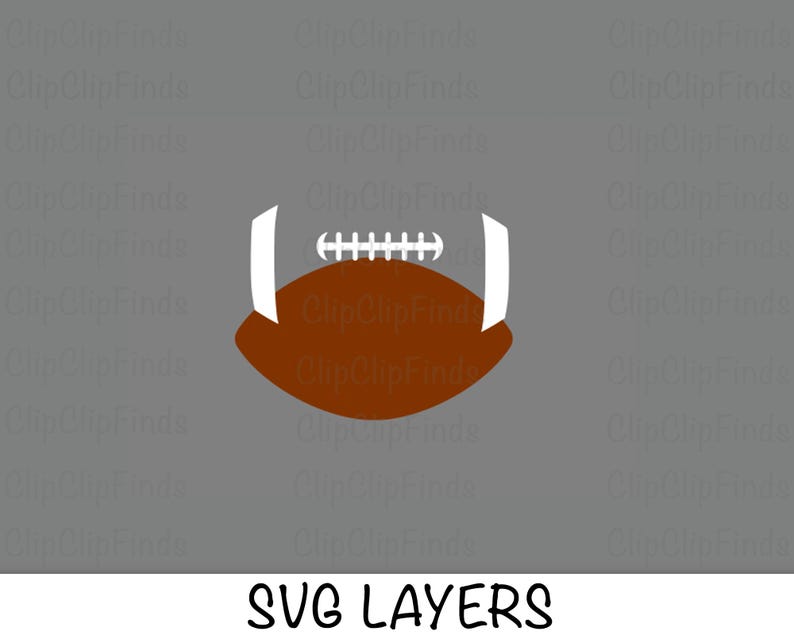 Football SVG, Football PNG, Layered, Vector, Football Clip Art, Instant ...