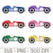 Race Car SVG, Vintage Race Car PNG, Retro Race Car, Sublimation ...