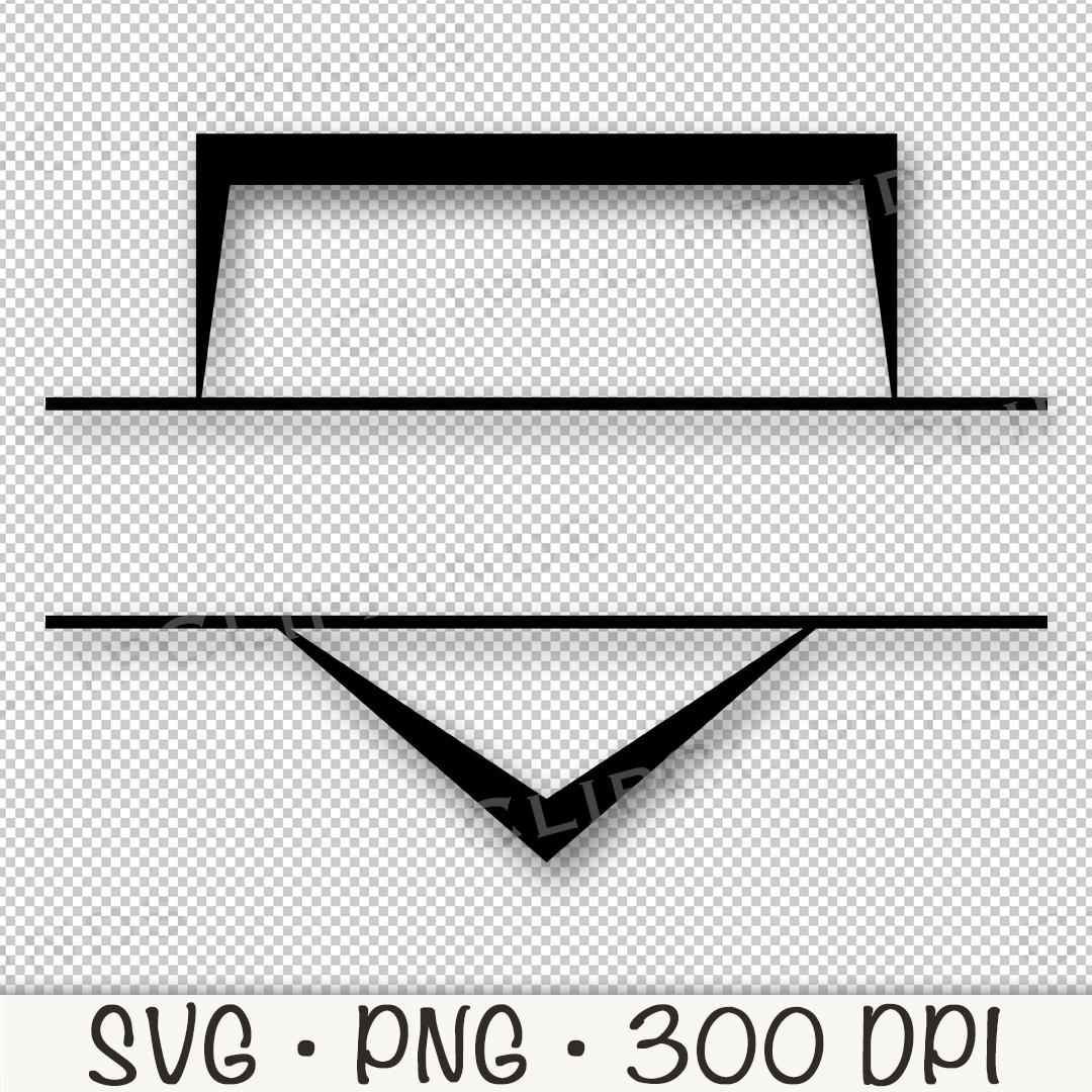 Baseball Home Plate Split Monogram SVG, Baseball Home Plate PNG ...