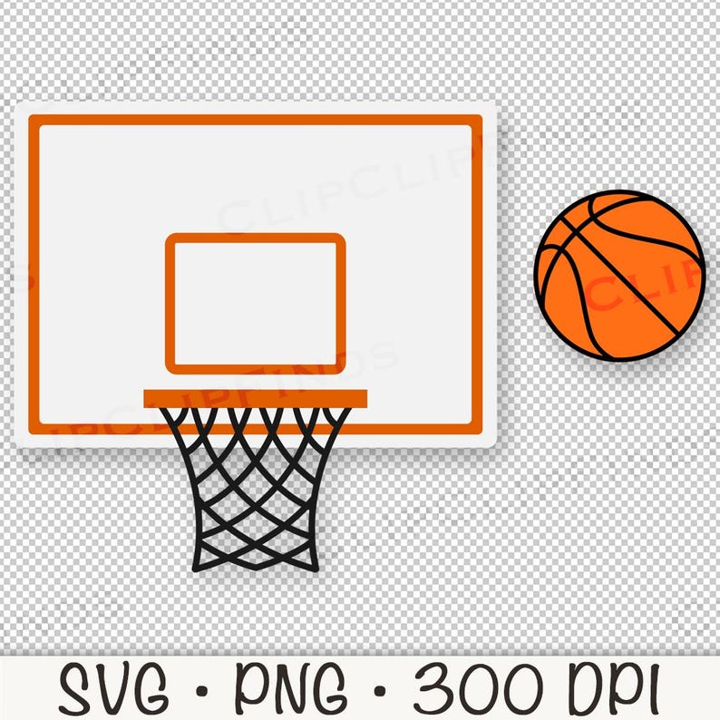 Basketball Hoop SVG, Basketball Hoop PNG, Basketball Clipart ...