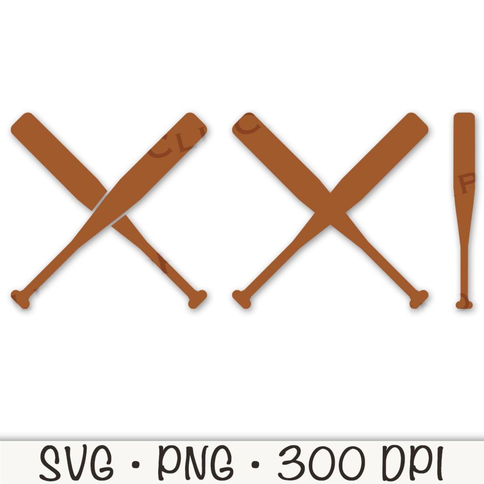 Crossed Baseball Bat SVG, Baseball Bat SVG, Baseball Bat PNG, Baseball ...