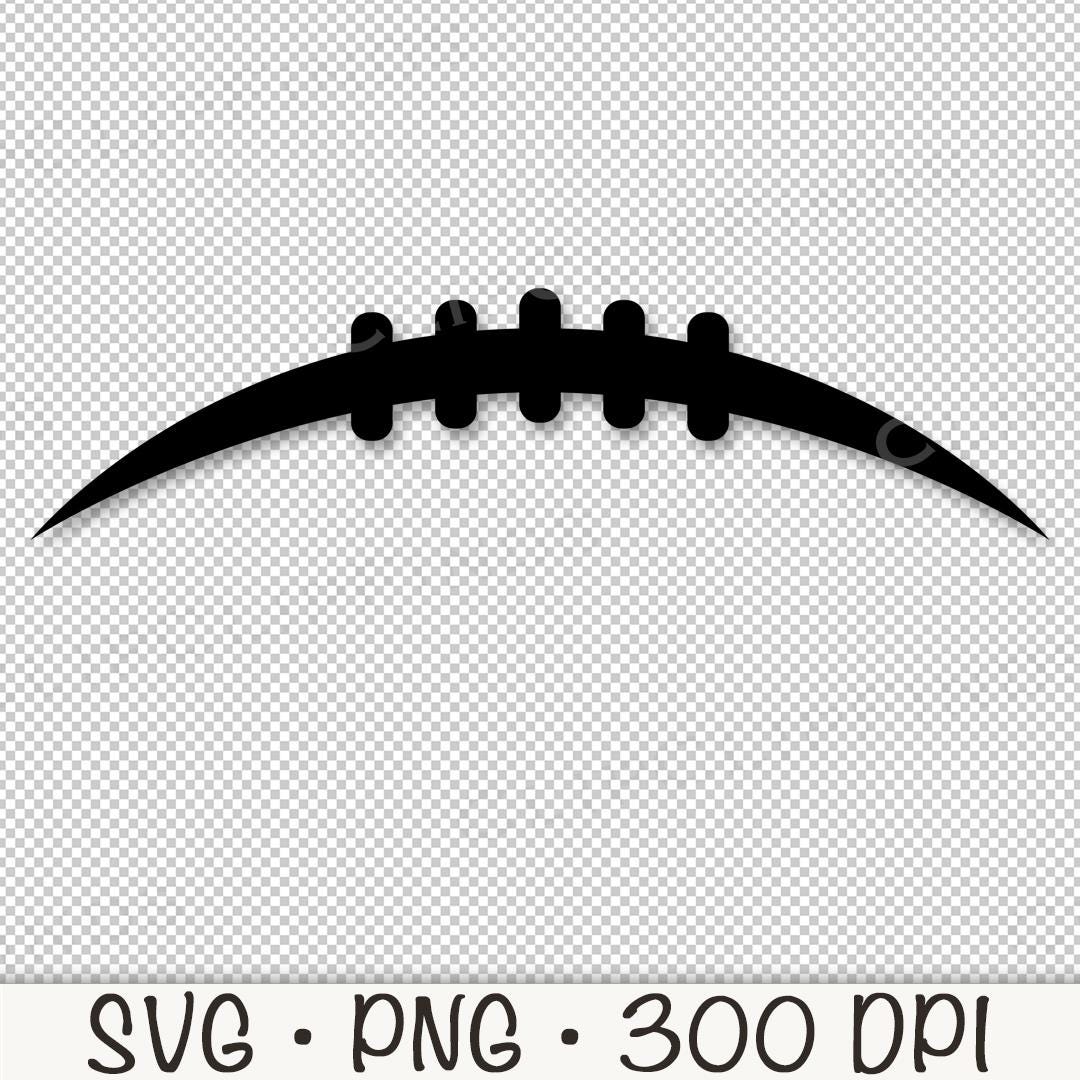 Football Lace SVG, Football Stitch PNG, American Football, Sublimation ...