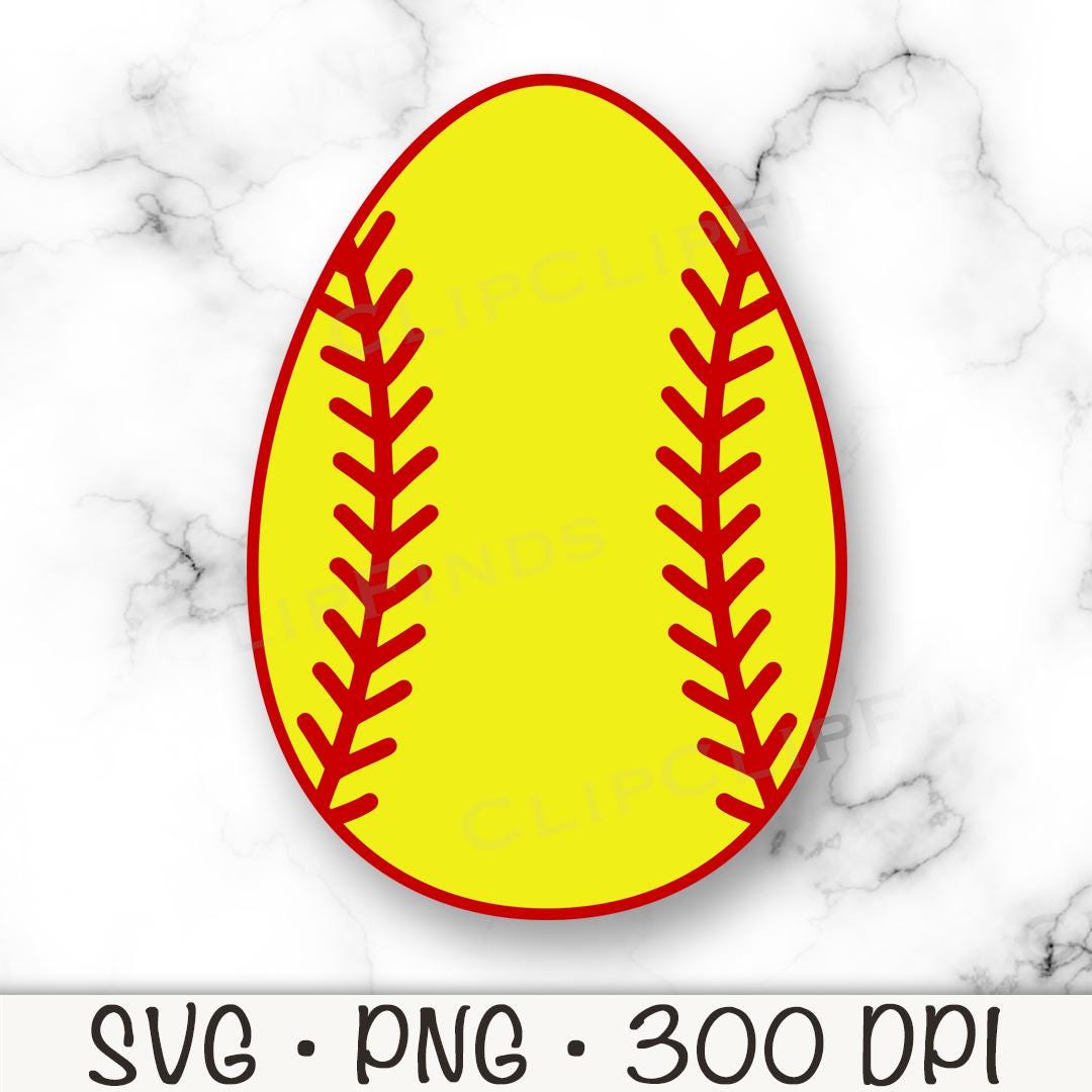 Softball Easter SVG, Softball Easter Egg PNG, Digital Download - Etsy