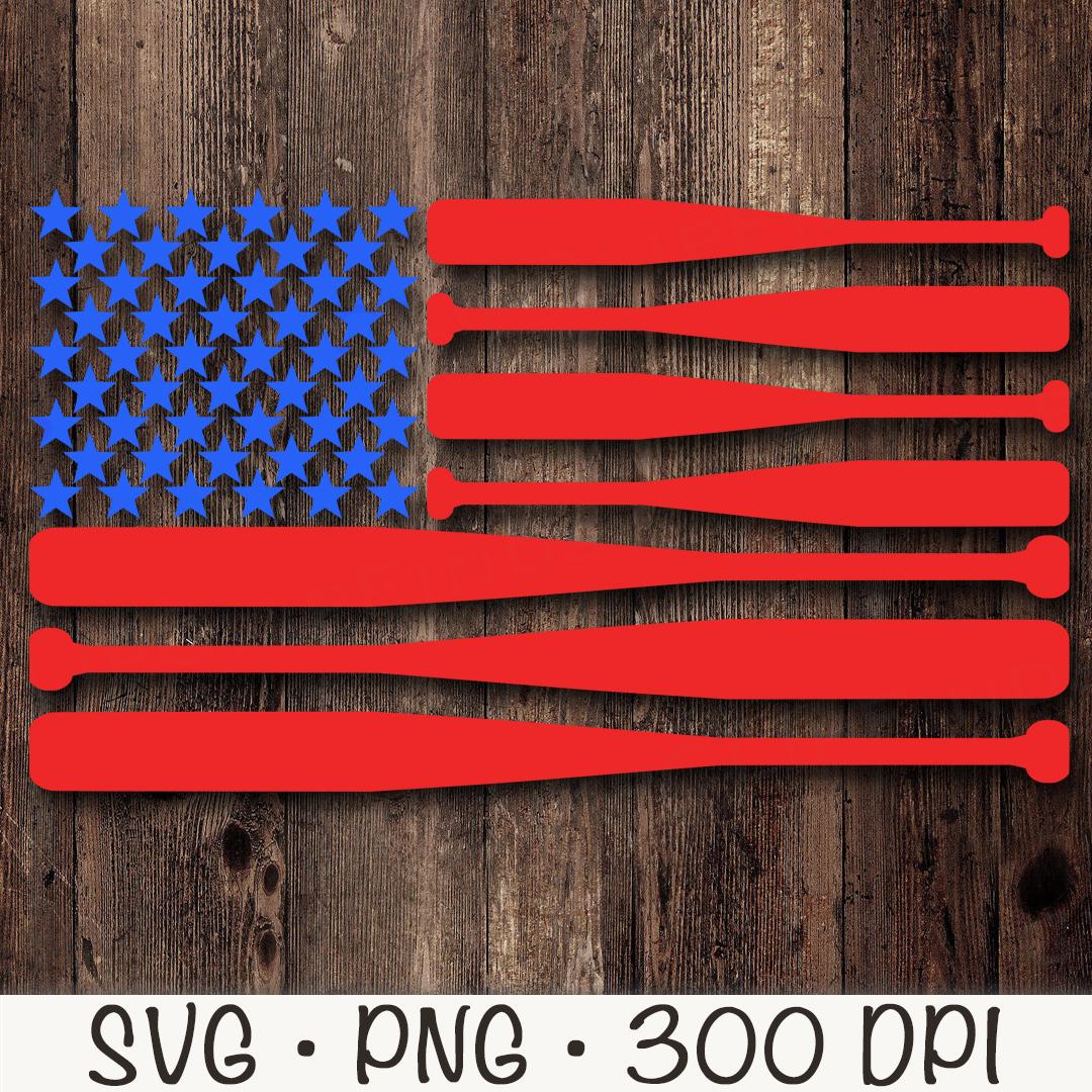 American Flag Baseball Bat, American Flag Bats, Patriotic Baseball ...