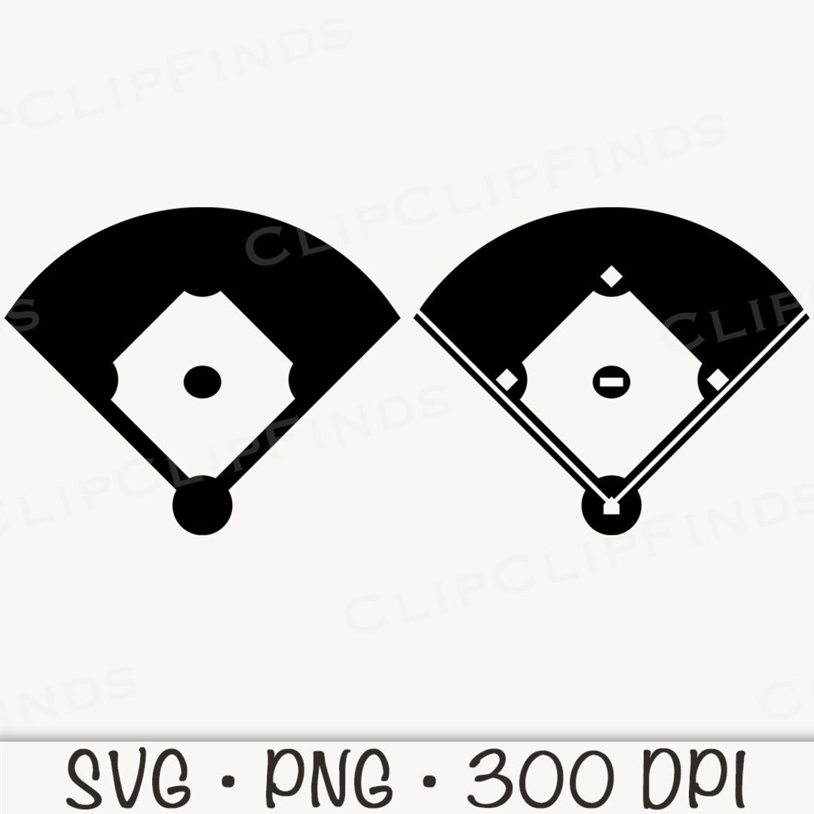 Baseball Field SVG, Baseball Diamond Field, Baseball Field PNG ...