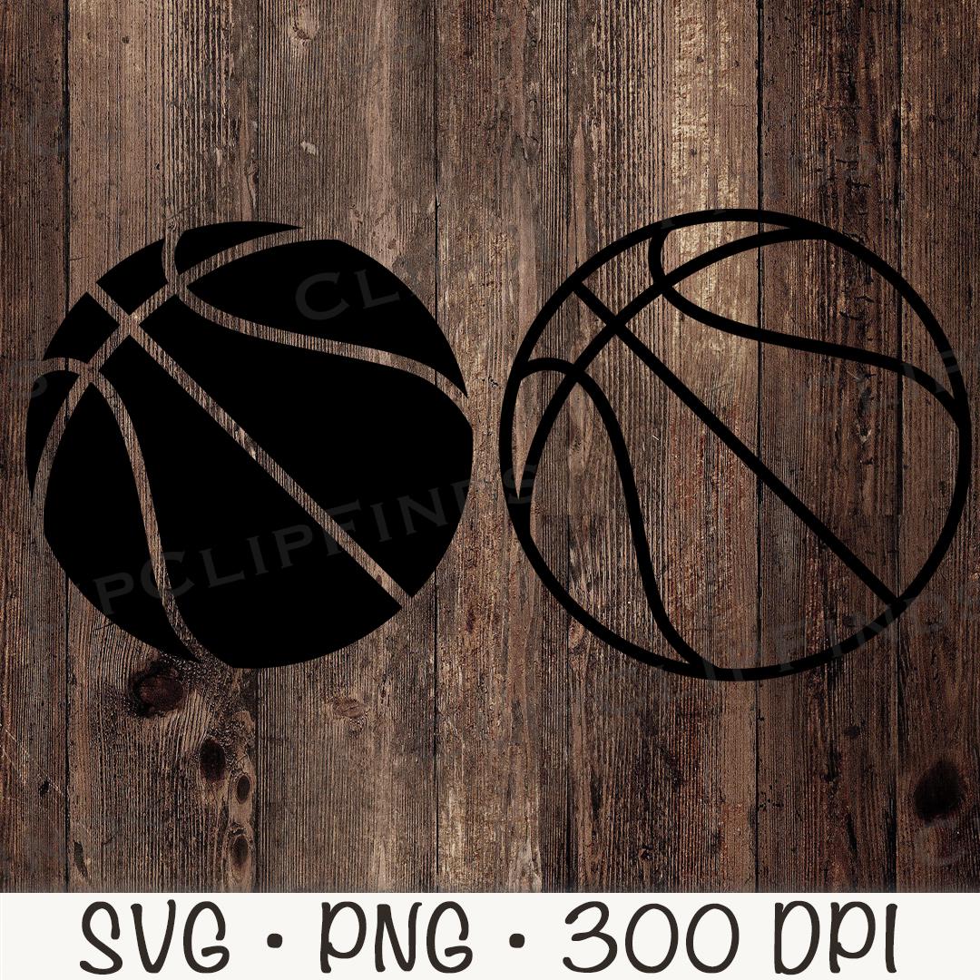 Basketball SVG, Basketball Outline, Basketball PNG, Basketball ...