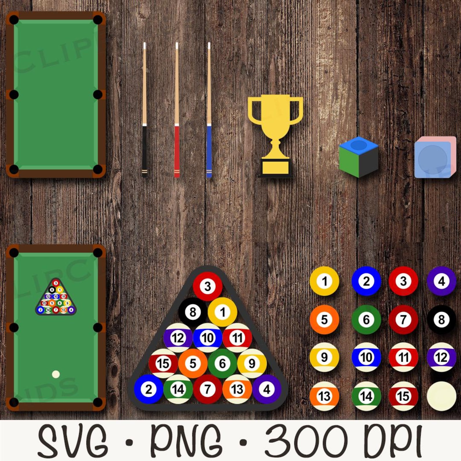Billiards Clipart, Pool Hall PNG, 8 Ball, Billiard Triangle, Billiard ...