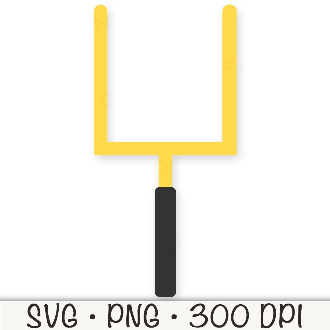 Football Goal Post SVG, Football Game, Football, PNG, Touchdown ...
