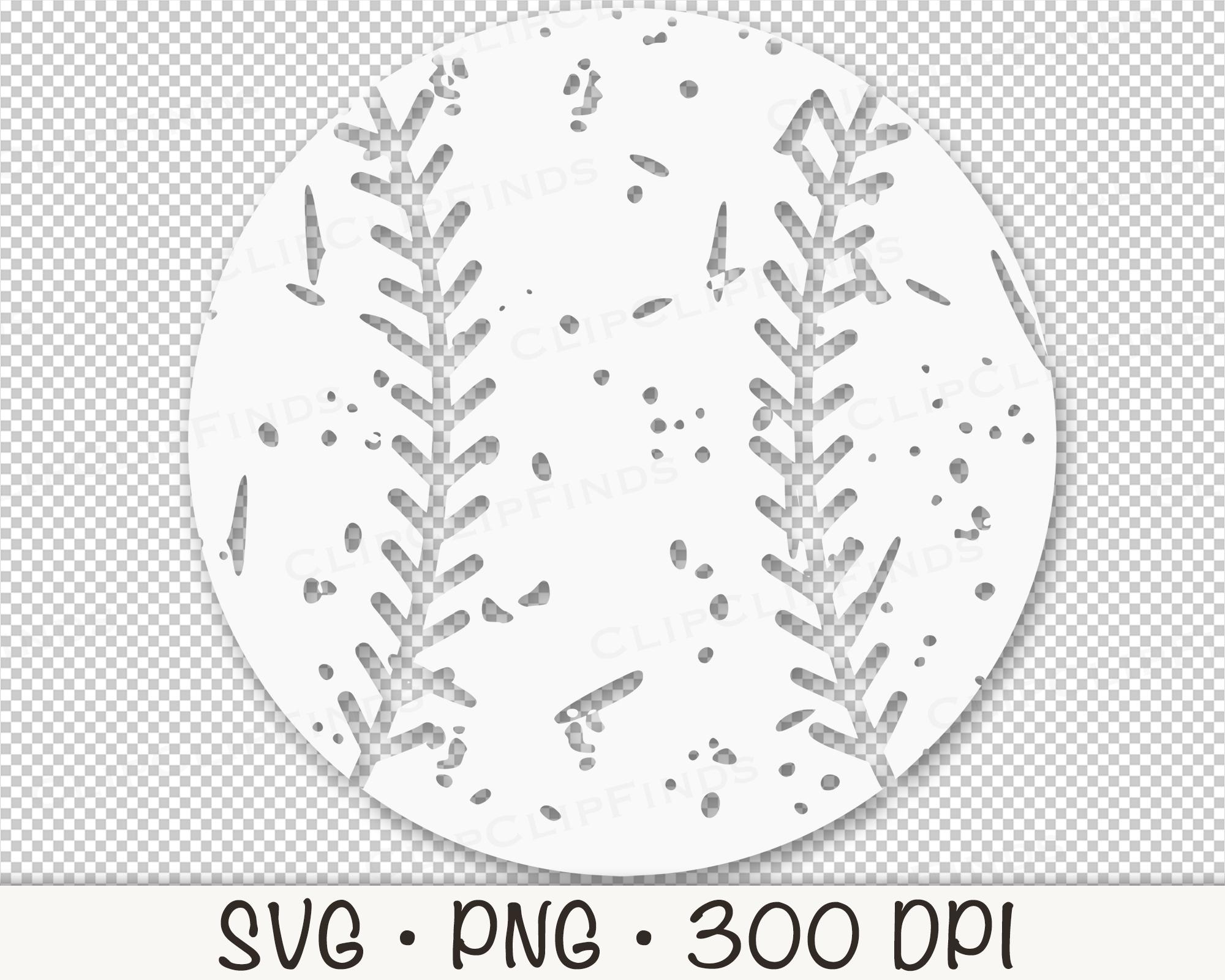 Baseball SVG, Grunge, Distressed Baseball SVG, Vintage Baseball, Vector ...