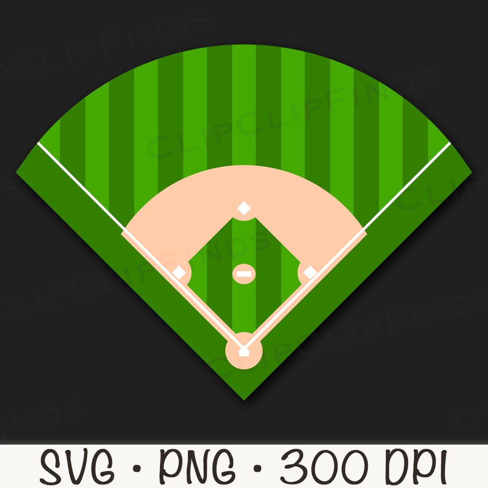 Baseball Field SVG, Baseball Diamond Field PNG, Baseball Field PNG ...
