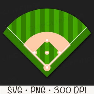 Baseball Field SVG, Baseball Diamond Field PNG, Baseball Field PNG ...