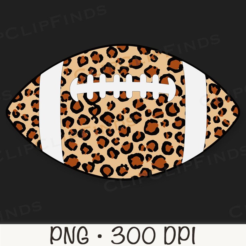 Leopard Football PNG, Leopard Football Sublimation, T-shirt Design File ...