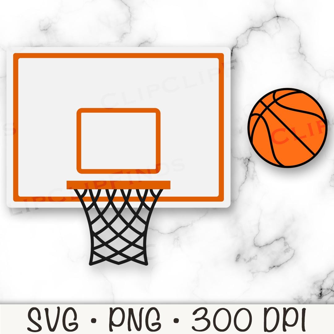 Basketball Hoop SVG, Basketball Hoop PNG, Basketball Clipart ...