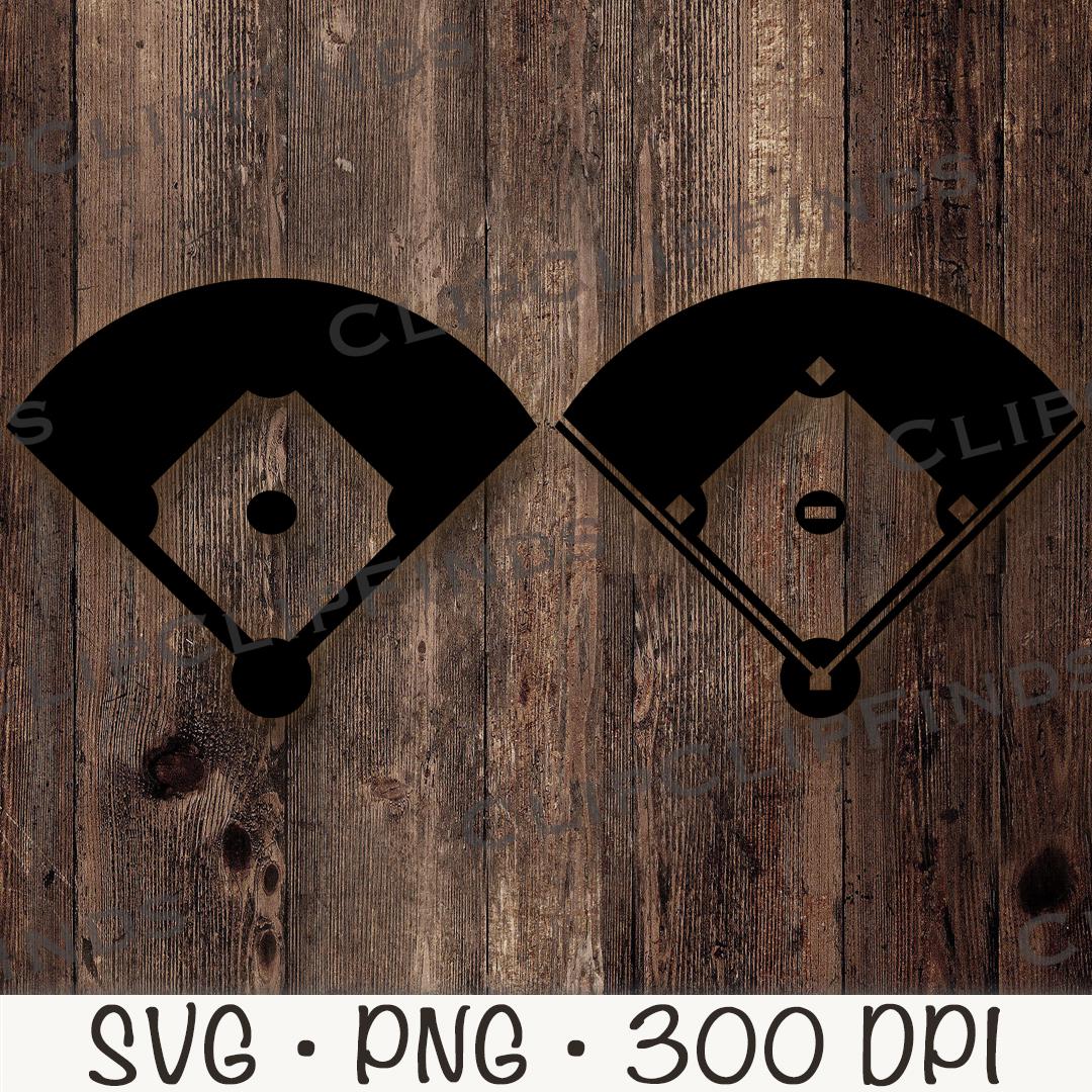 Baseball Field SVG, Baseball Diamond Field, Baseball Field PNG ...