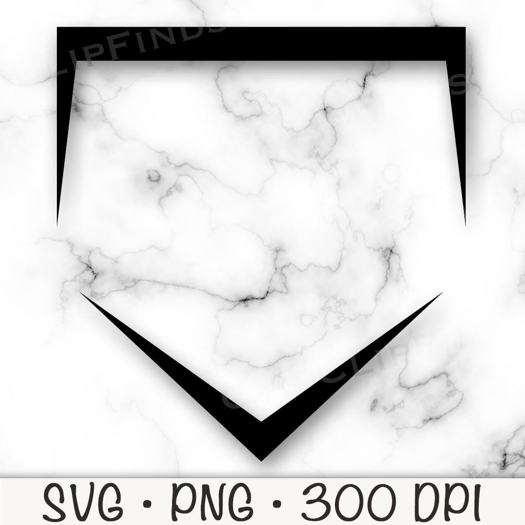 Baseball Home Plate SVG, Baseball Home Plate PNG, Sublimation, Baseball ...