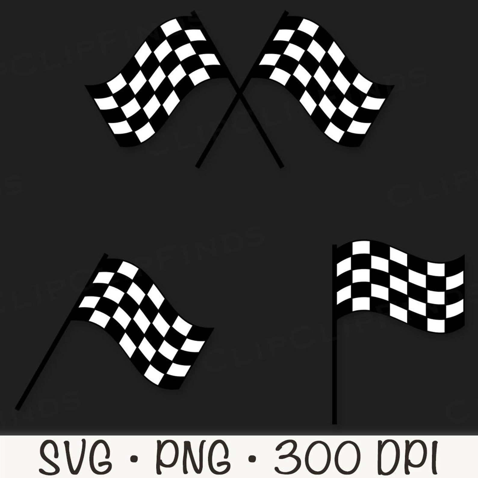 Race Flag PNG, Race Car Flag SVG, Crossed Race Car Flag, Race Car Flag ...