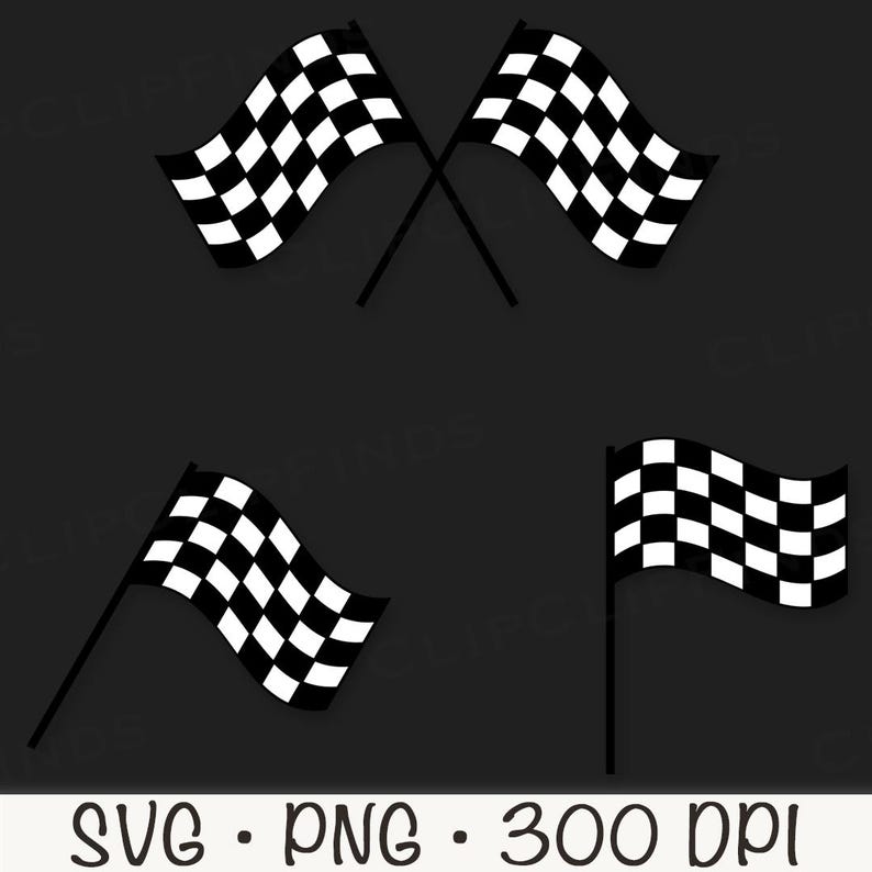 Race Flag PNG, Race Car Flag SVG, Crossed Race Car Flag, Race Car Flag ...