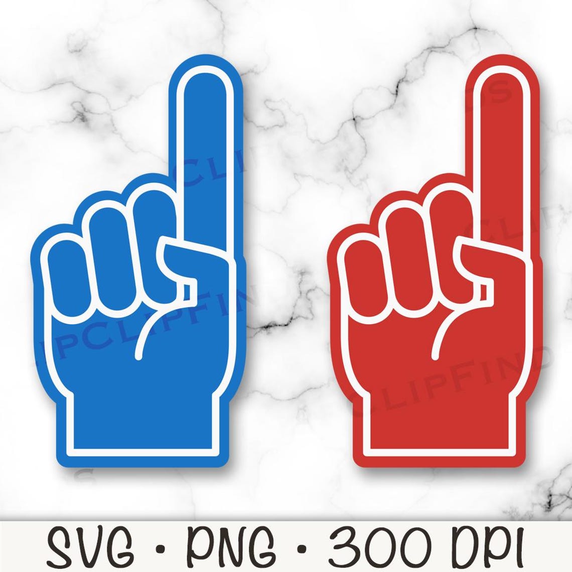 Foam Finger SVG, Foam Finger PNG, Football Clipart, Number One Fan ...