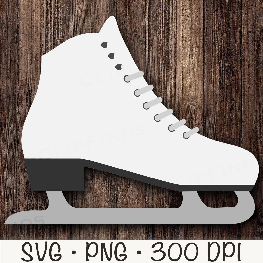 Ice Skate, Ice Skate SVG, Ice Skate PNG, Ice Skate Vector Cut Layered ...