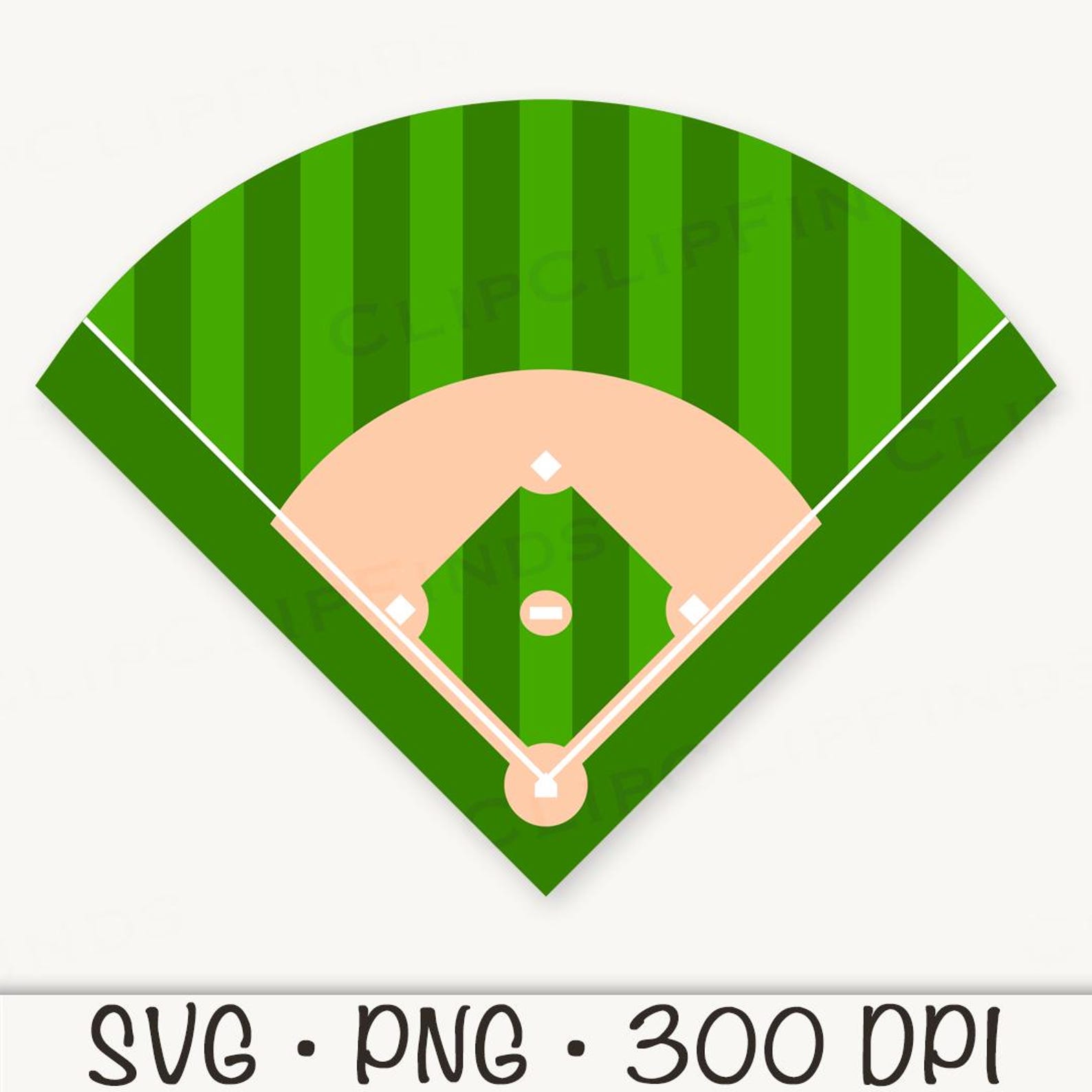 Baseball Field SVG, Baseball Diamond Field PNG, Baseball Field PNG ...