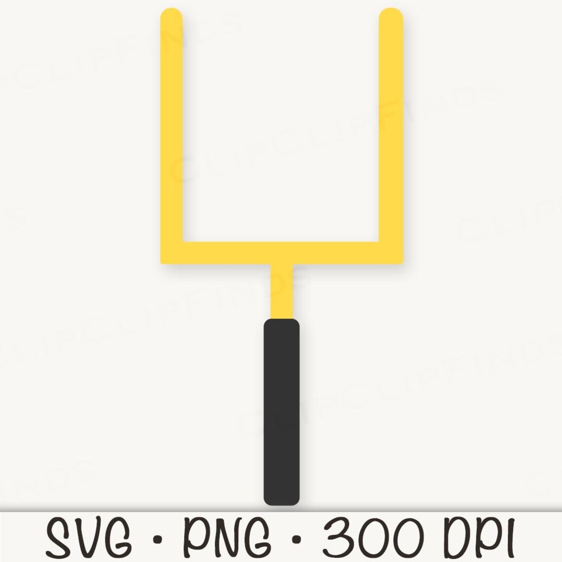 Football Goal Post SVG, Football Game, Football, PNG, Touchdown ...