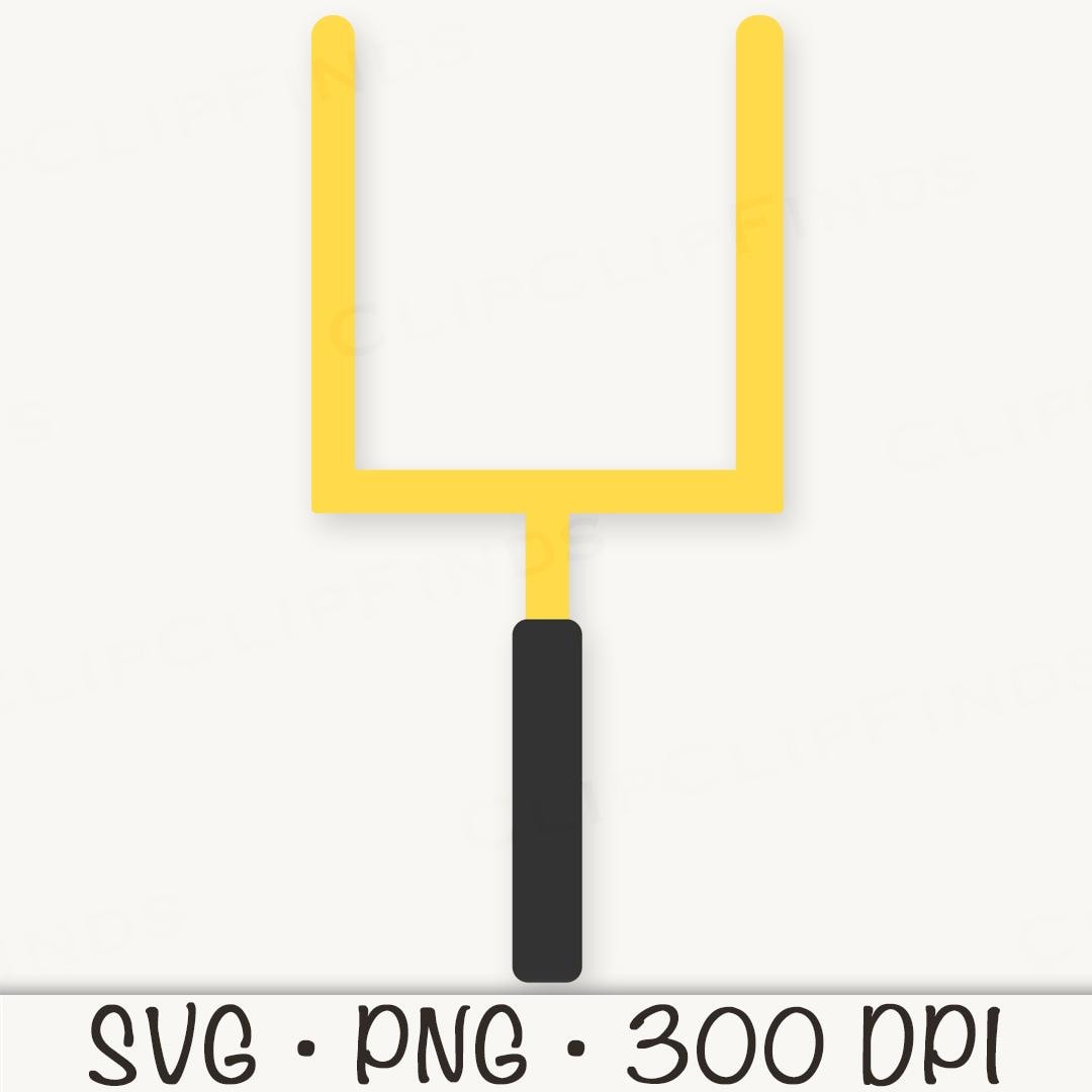 Football Goal Post SVG, Football Game, Football, PNG, Touchdown ...