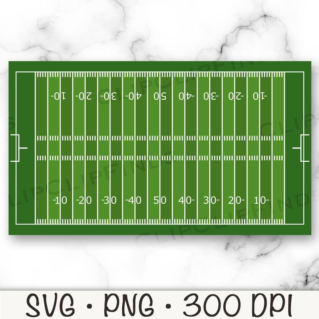 Football Field SVG, Football Field PNG Clipart, American Football ...