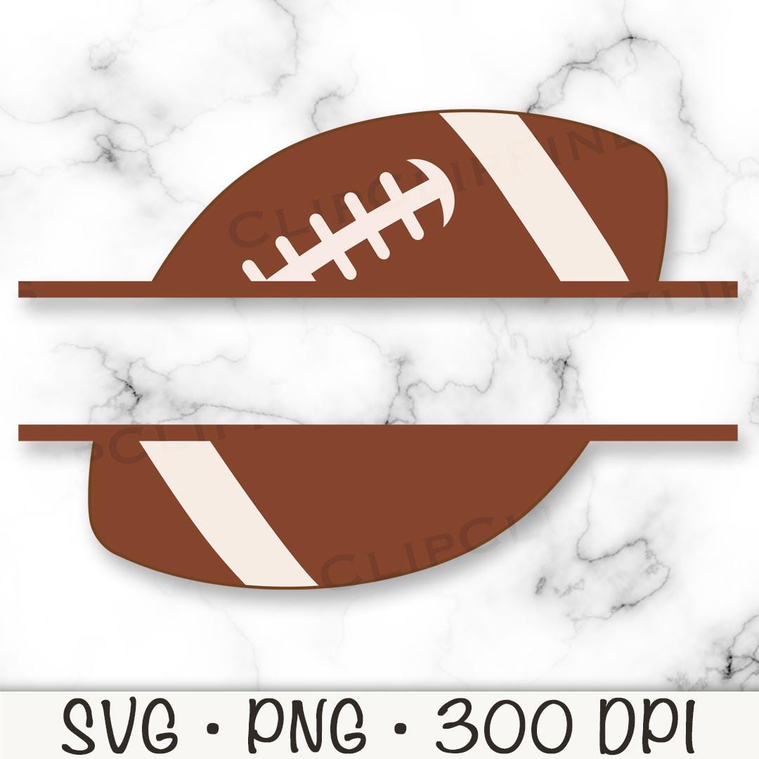 Football Name Frame PNG, Football Monogram SVG, Football-themed ...