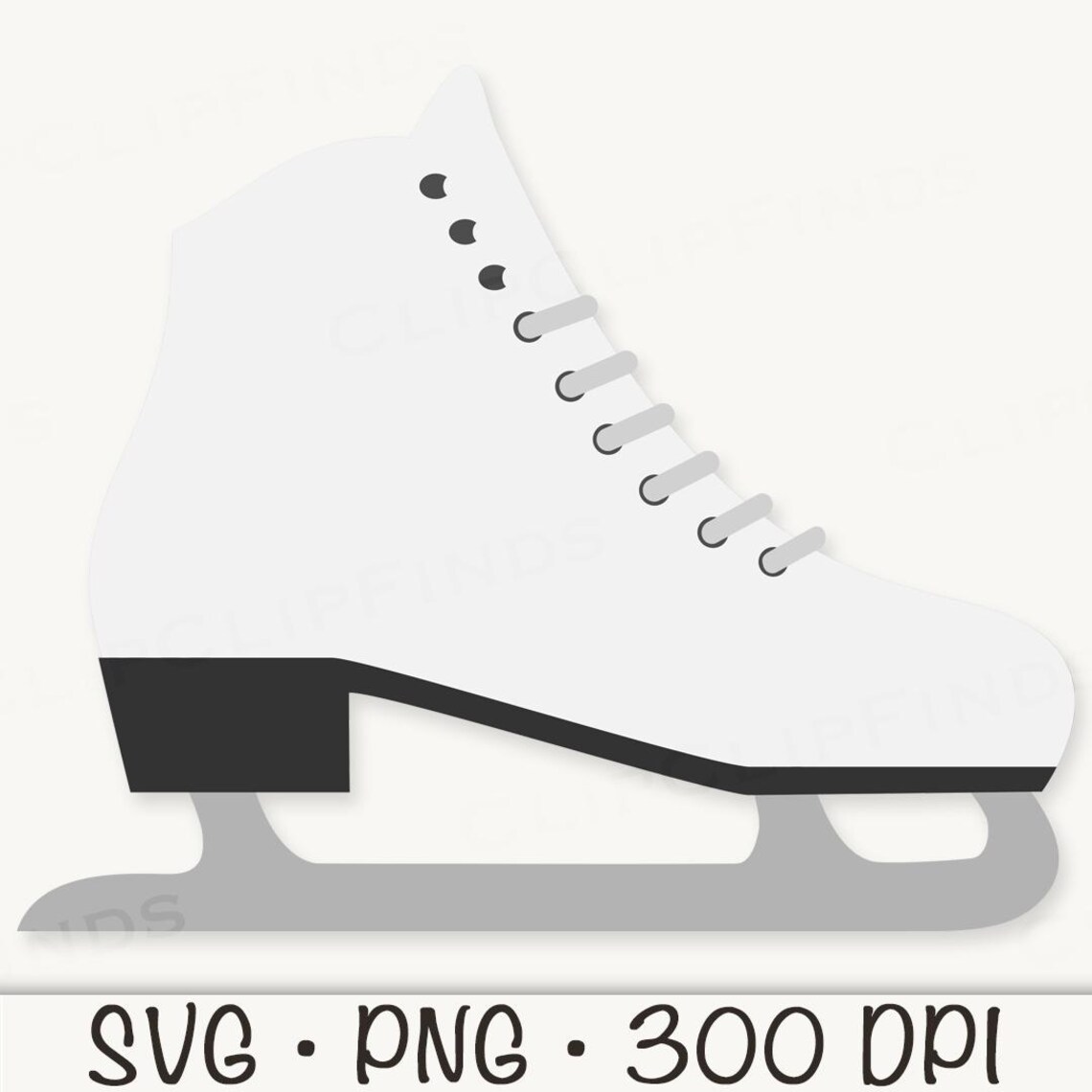 Ice Skate, Ice Skate SVG, Ice Skate PNG, Ice Skate Vector Cut Layered ...