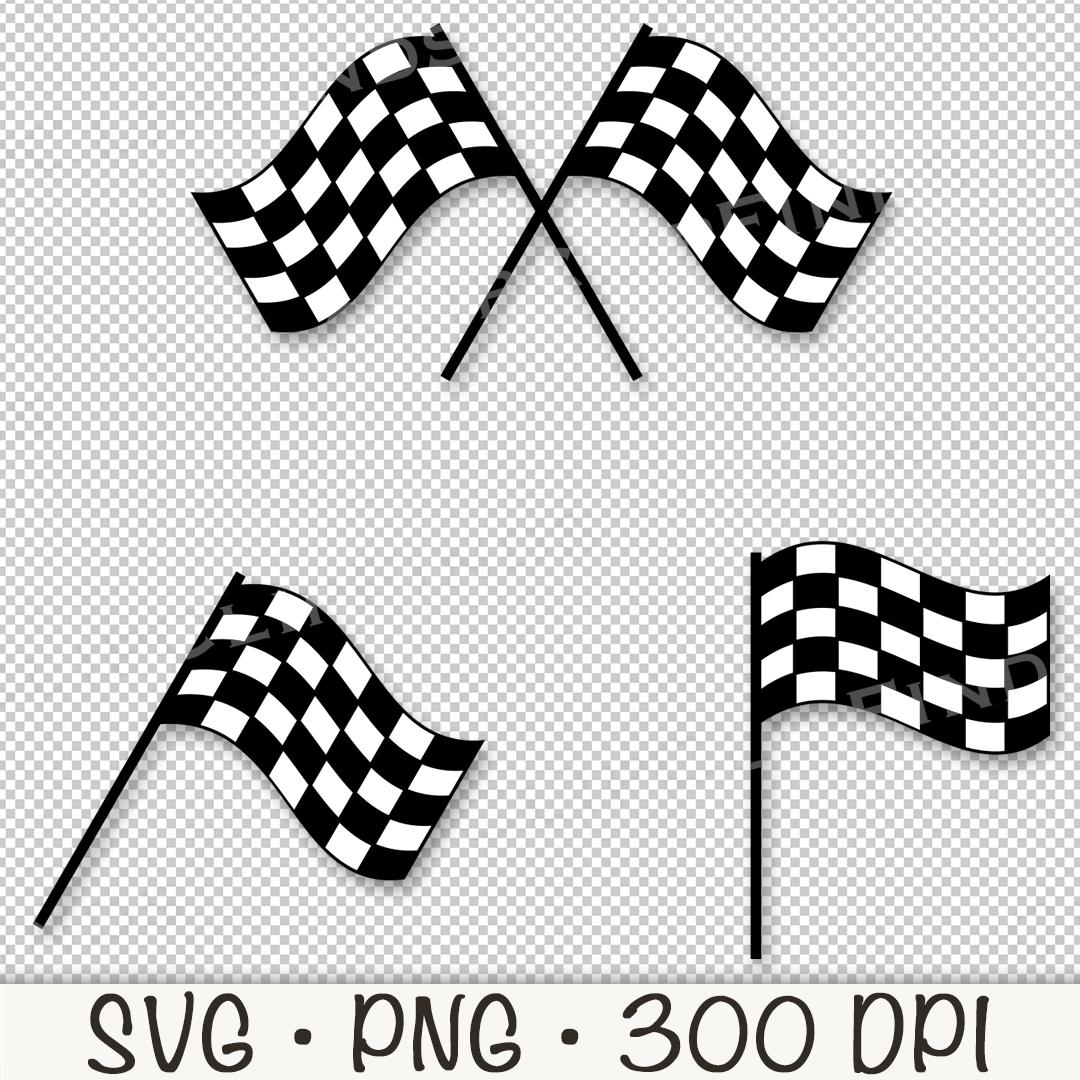 Race Flag PNG, Race Car Flag SVG, Crossed Race Car Flag, Race Car Flag ...