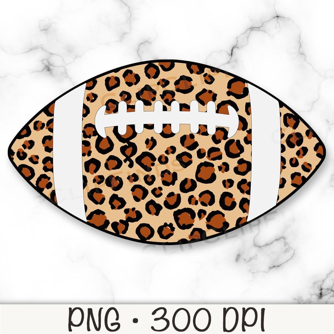 Leopard Football PNG, Leopard Football Sublimation, T-shirt Design File ...