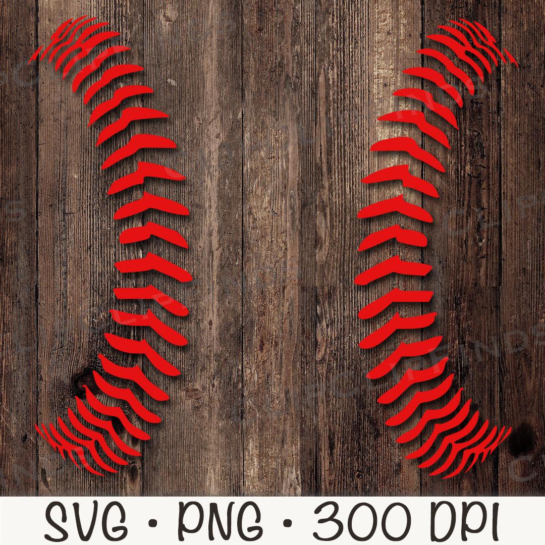 Baseball Stitching SVG, Baseball Stitches PNG, Baseball Laces, Thread ...